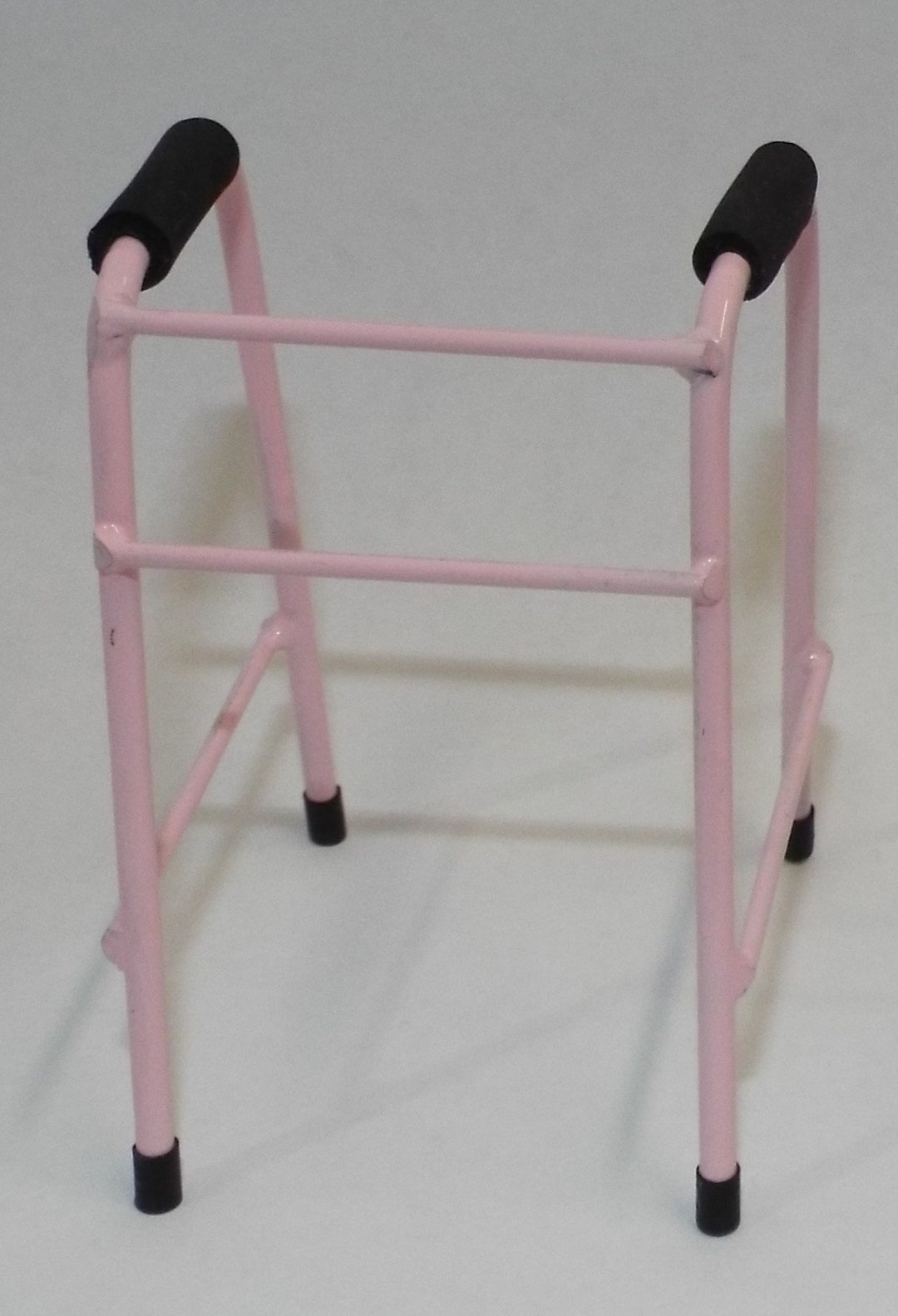 Dollhouse Miniature Handcrafted Medical Walker Metal 1/12th Scale Pink ...
