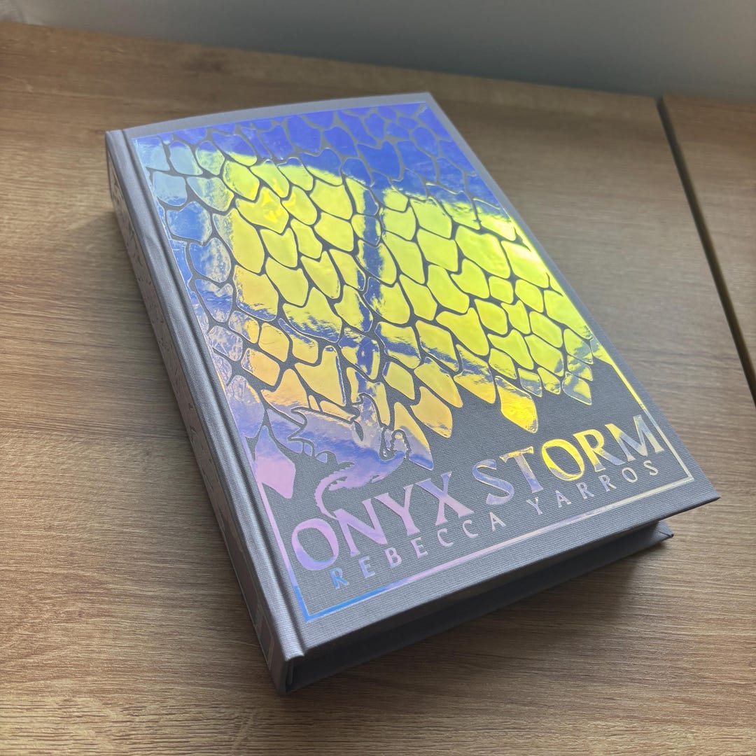 Onyx Storm Rebound Book, Fourth Wing, Book Binding, Custom Bound Book ...