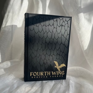 Fourth Wing Bookbinding Cover Design PNG File, Vinyl Book Cover Design ...