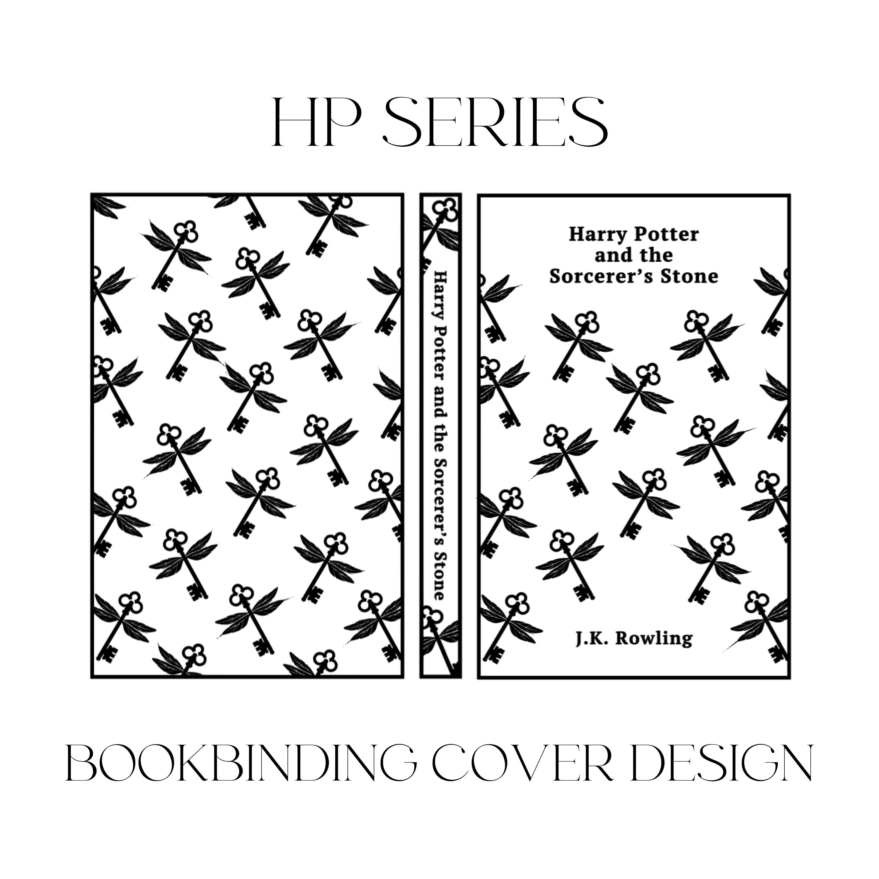 Harry Bookbinding Cover Design PNG File, Vinyl Book Cover Design, Cover ...