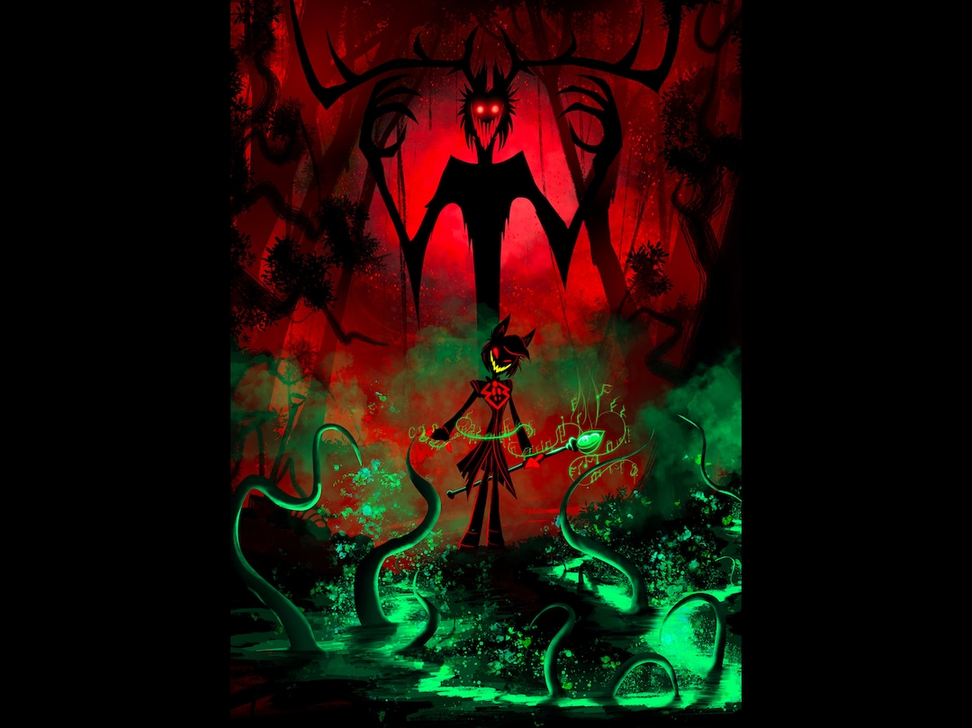 Alastor, I Don’t Know How I Got Here - Hazbin Hotel Art Print and ...