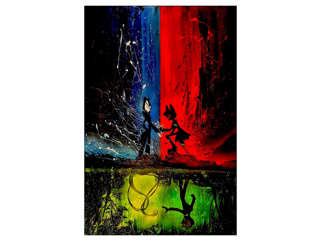 Do We Have a Deal? - Vox and Alastor Inspired Hazbin Hotel - Acrylic ...