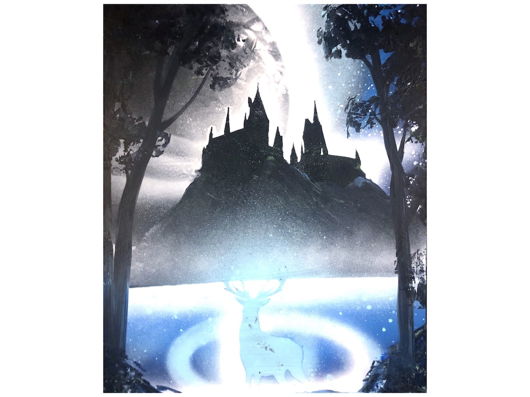 Pick a Happy Memory - Spray Paint Art on Canvas. - Etsy