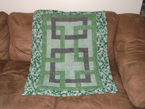 Mostly Green With Some Gray Calico Cross-over Baby/toddler | Etsy