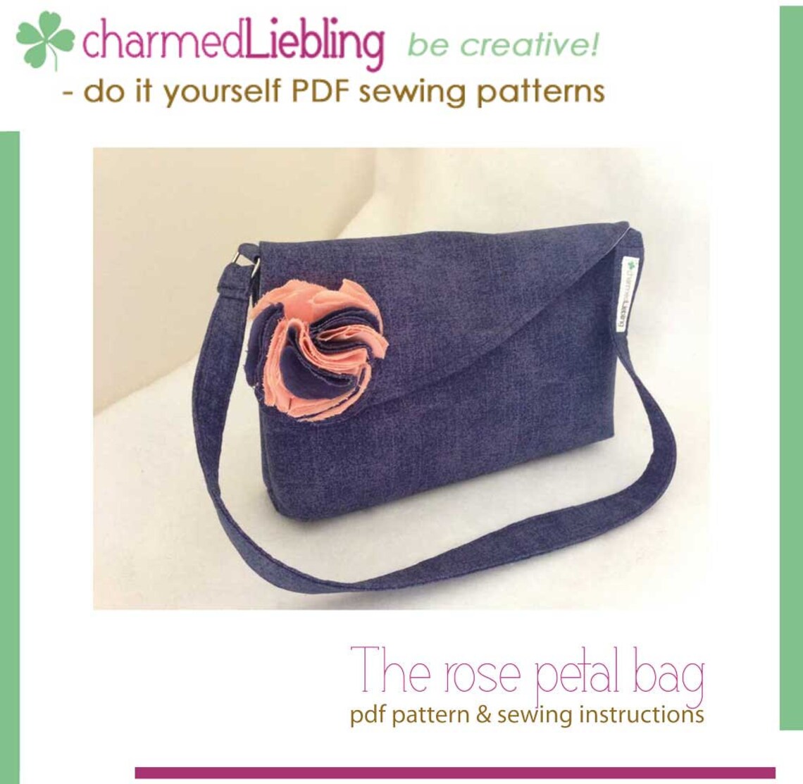 The Rose Petal Bag - PDF Sewing Pattern - Etsy
