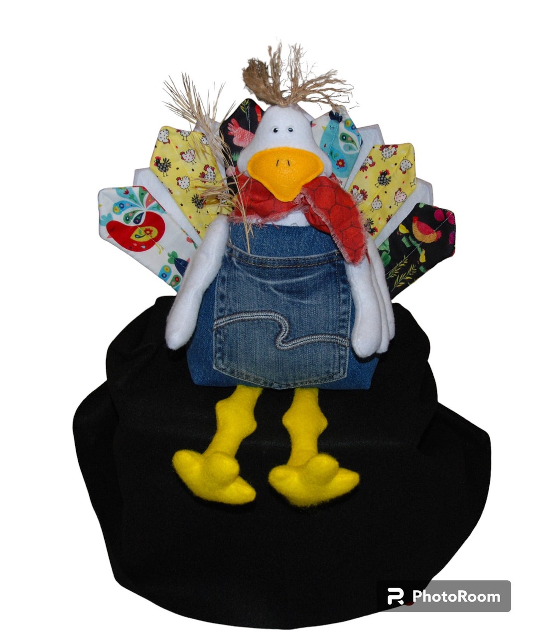 Chicken Decor, Silly Chicken Sitter, Chicken Shelf Sitter, Unique Gift ...