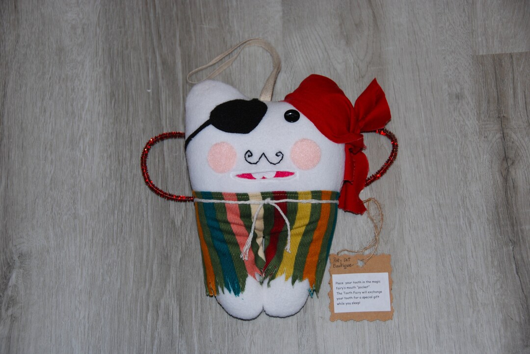 Tooth Fairy, Pirate Tooth Fairy, Tooth Fairy Pillow, Tooth Holder ...