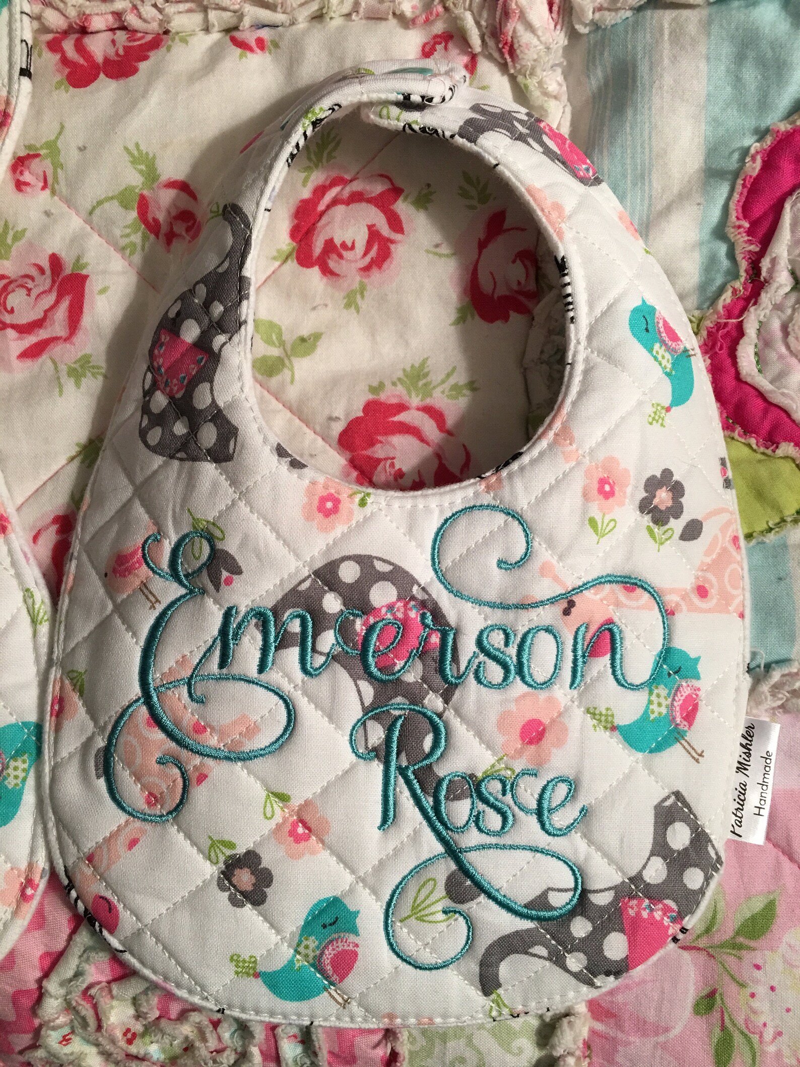 Custom Boutique Personalized Baby Gift Set/3piece Set/Handmade | Etsy