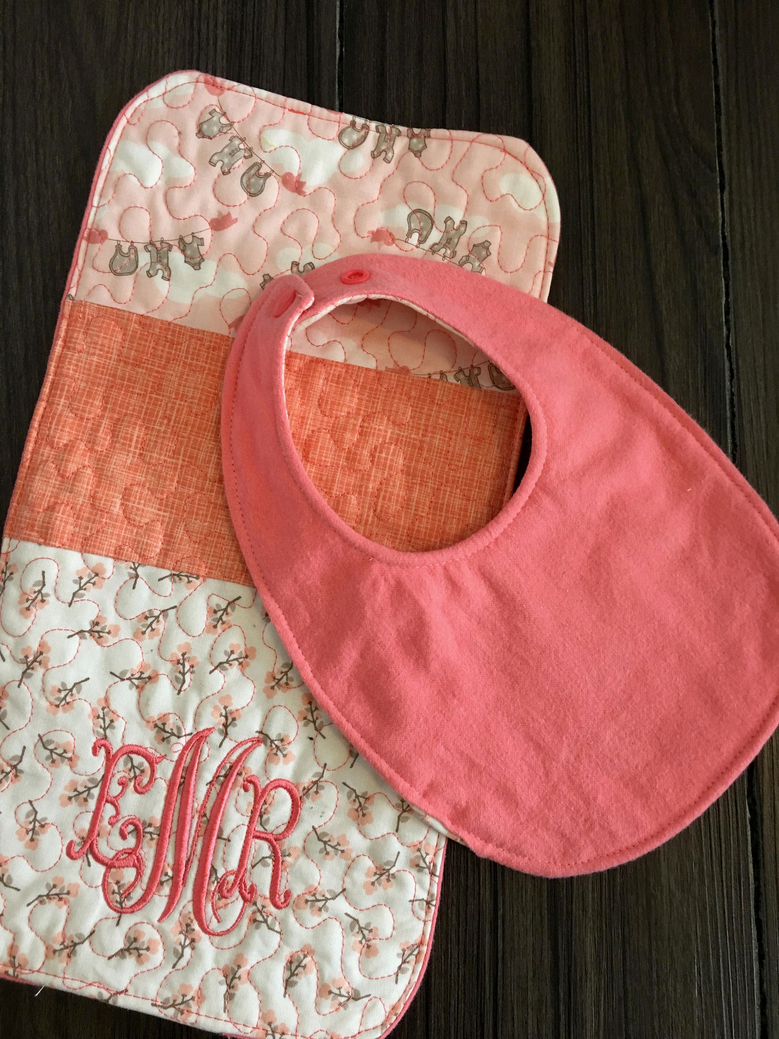 Custom Boutique Personalized Baby Gift Set/3piece Set/Handmade | Etsy