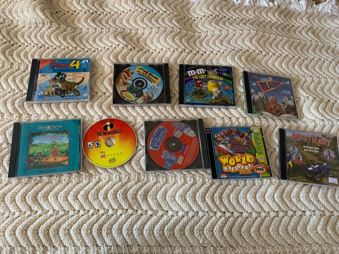 9 Kids CD ROM Bundle - Etsy