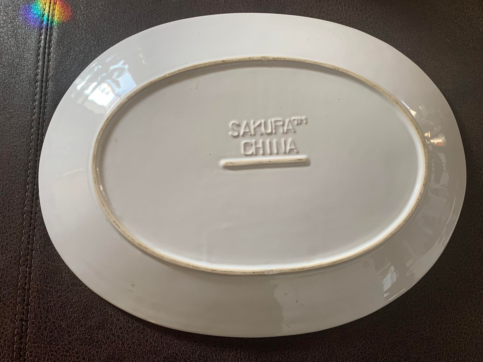 Vintage Sakura Large Classic Ceramic Oval Platter 15 X 11 Inches - Etsy