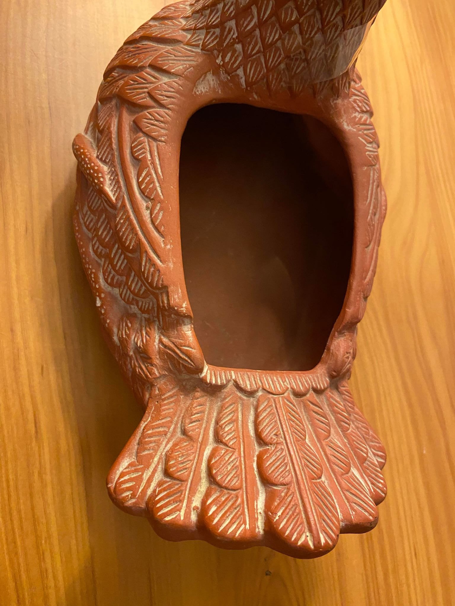 Vintage Terracotta Brown Bird Planter by Teleflora Made in - Etsy