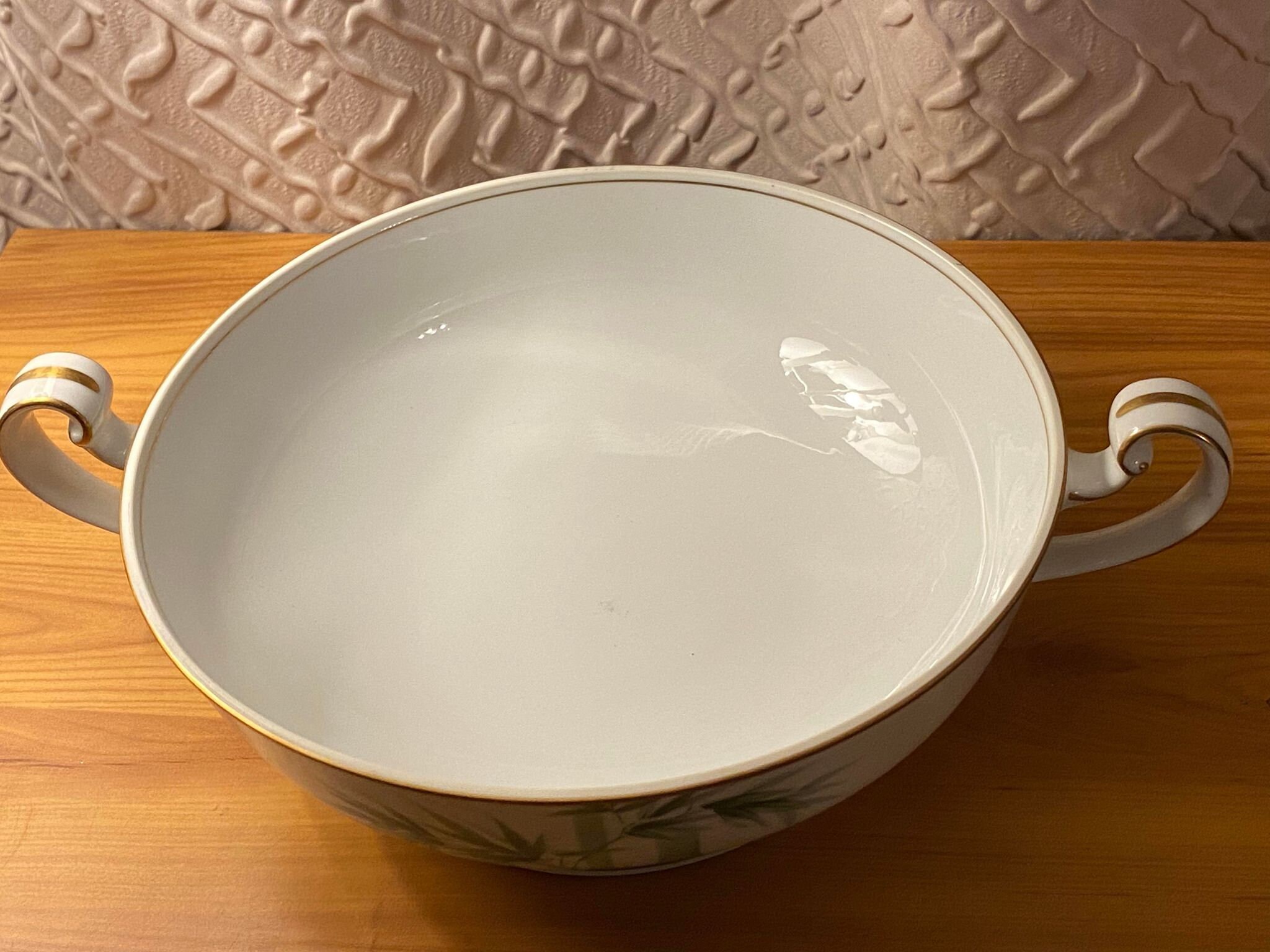 Vintage Noritake Green Bamboo Toki Kaisha 1538G Covered Casserole Dish - Etsy