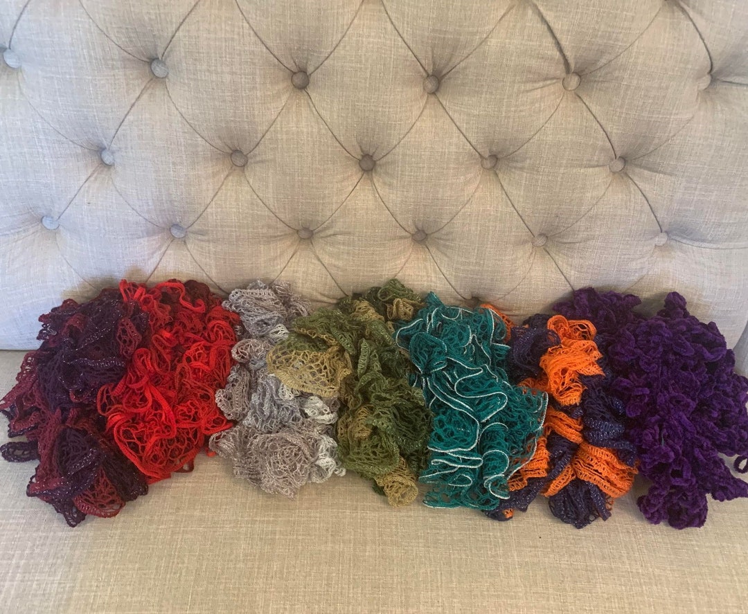 Choice Crochet Multi-color Hand Crafted Scarf - Etsy