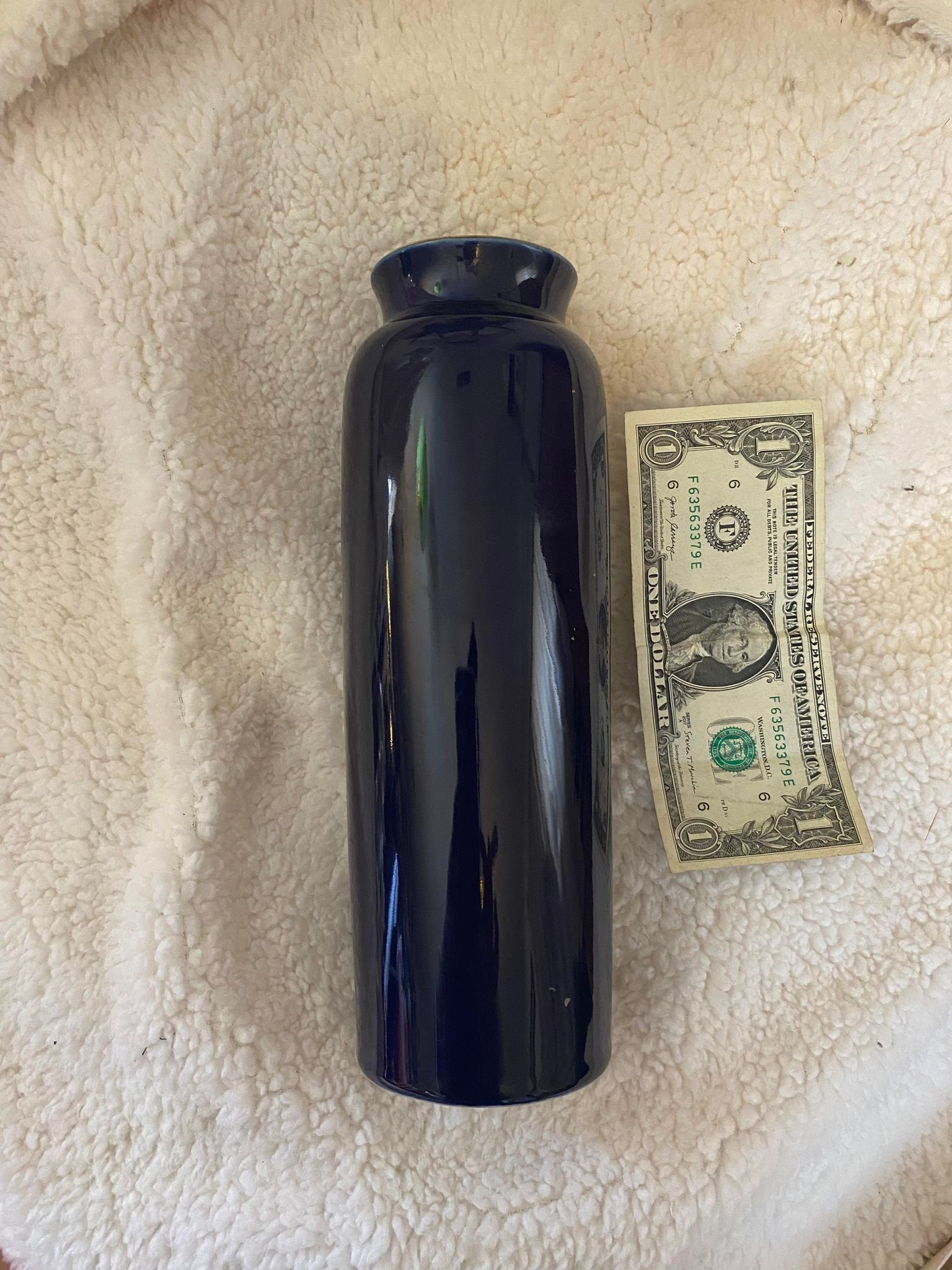 Vintage Artmark Cobalt Blue Vase With Cranes Made in Japan - Etsy