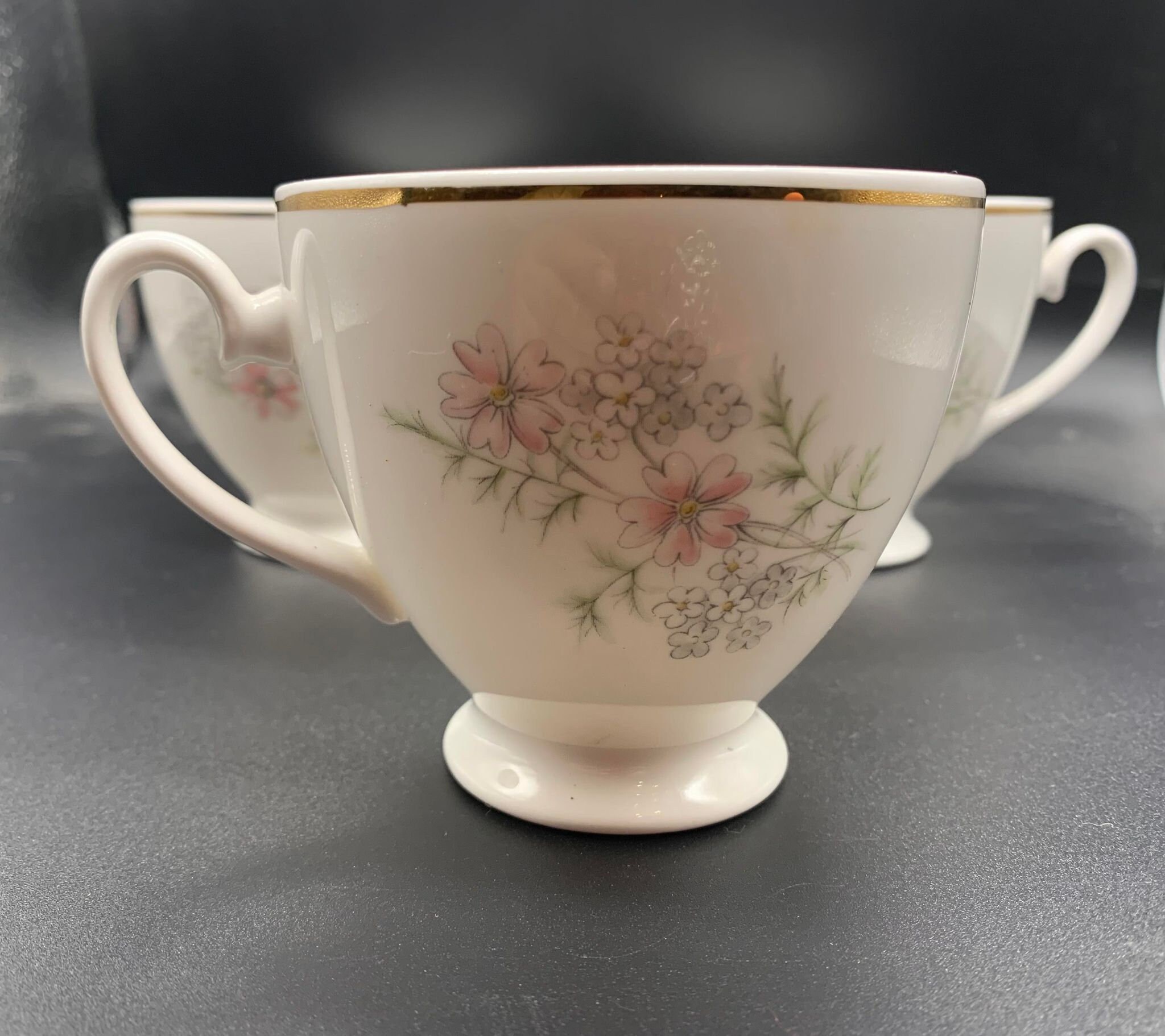 Vintage Set of 5 Mayfair Bone China Teacups - Etsy