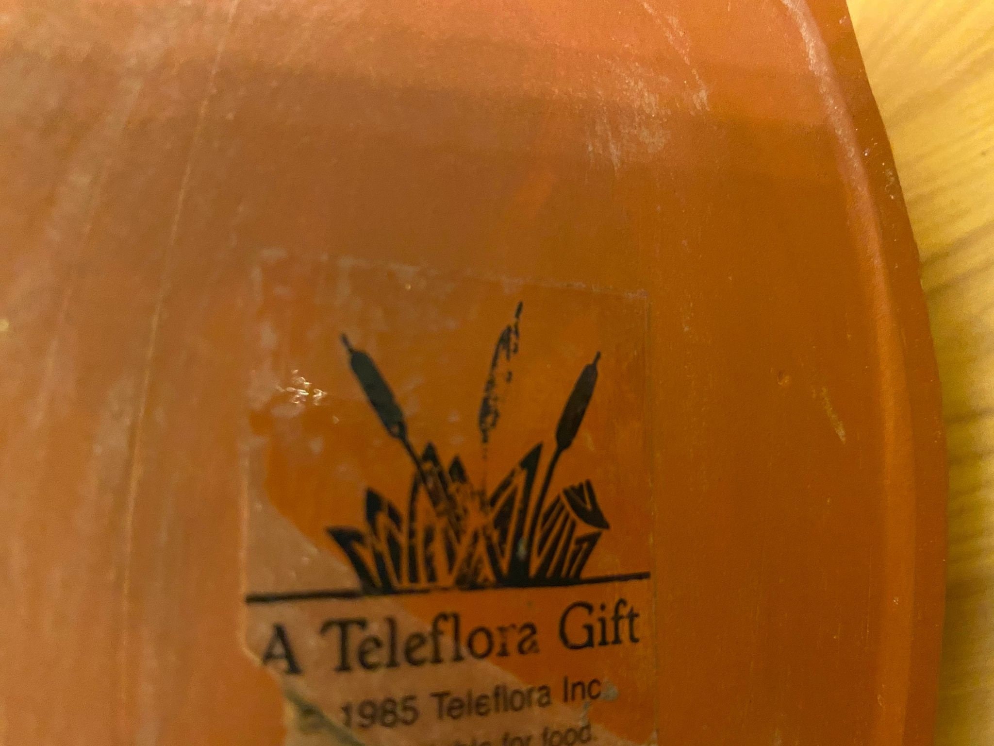 Vintage Terracotta Brown Bird Planter by Teleflora Made in - Etsy