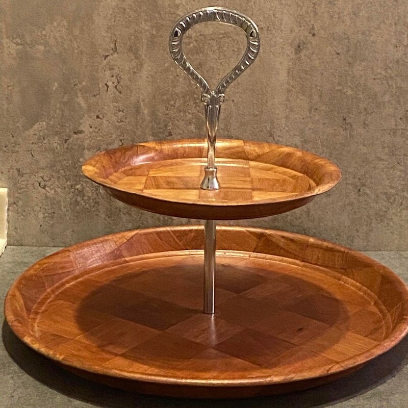 2 Tiered Tray - Etsy