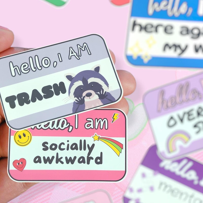 Hello I Am Name Tags - Etsy