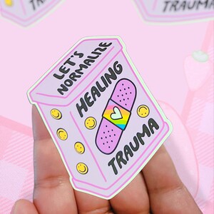 Healing Trauma Sticker Bandaid Sticker Bandages Sticker Positive ...