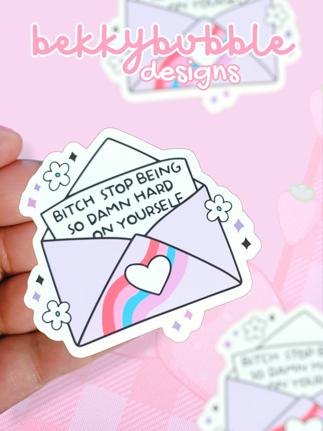 Note to Self Sticker Self Care Sticker Self Love Sticker Mental Health ...