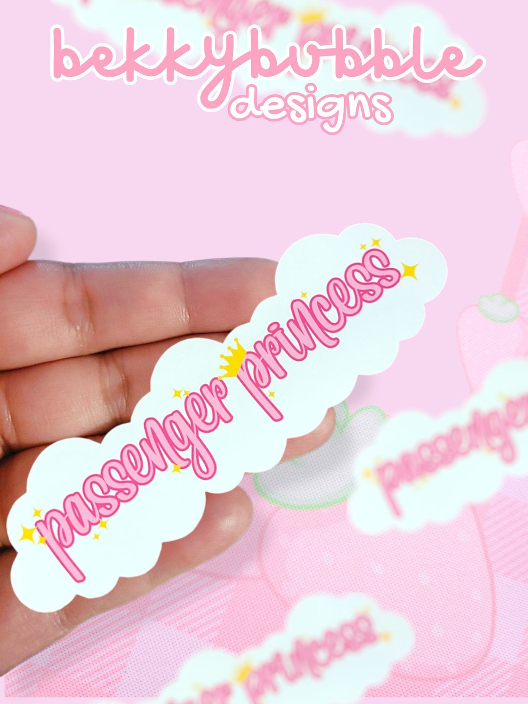 Passenger Princess Sticker: Y2K Sticker - Choose Your Material Type - Etsy