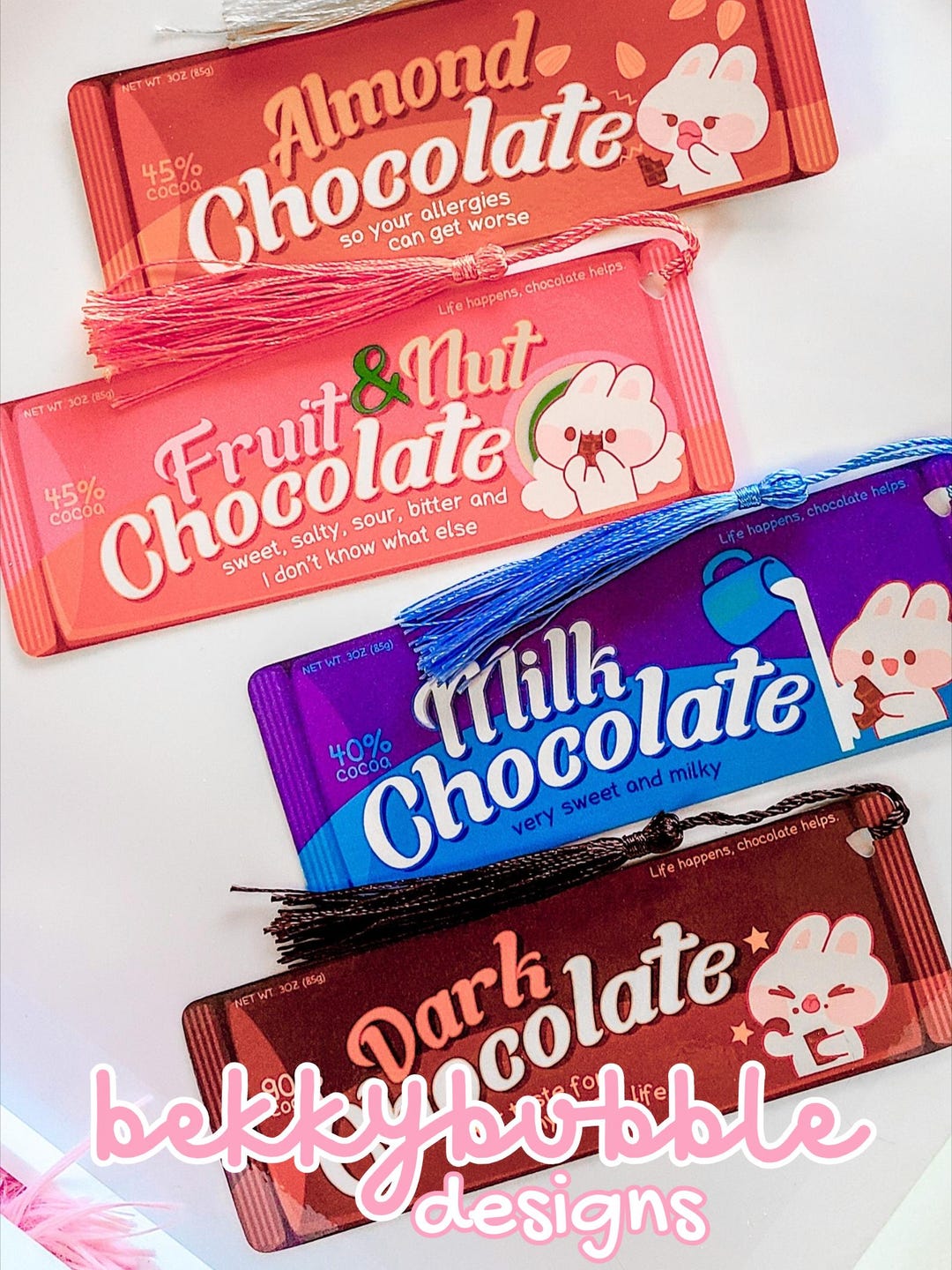 Chocolate Bar Bookmarks | Candy Bookmarks | Cute Bookmark | Sweet Treat ...