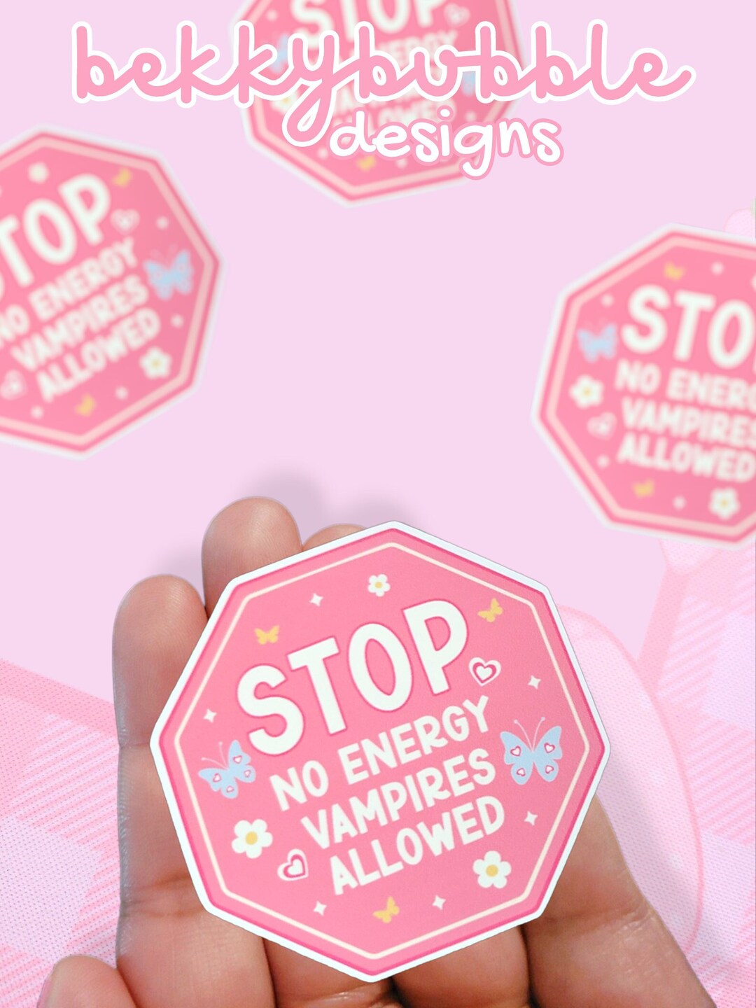 Energy Vampire Sticker | Self Care | Self Love | Positive Sticker ...