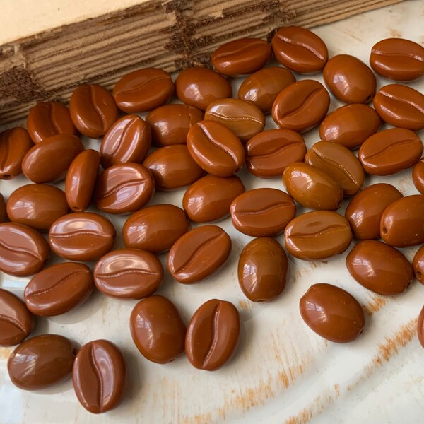 Coffee Bean Beads - Etsy