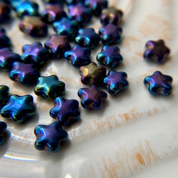 Tiny Star Beads - Etsy