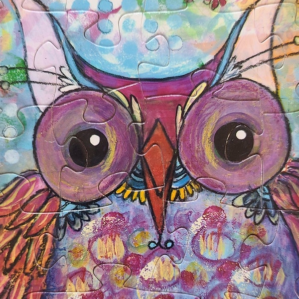 Art Jigsaw Puzzles, Fine Art Puzzles, Jigsaw Puzzle Artist, Owl Jigsaw ...