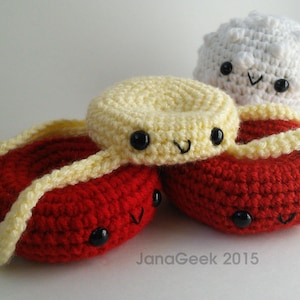 Platelet Cell Amigurumi Crochet Pattern - Etsy
