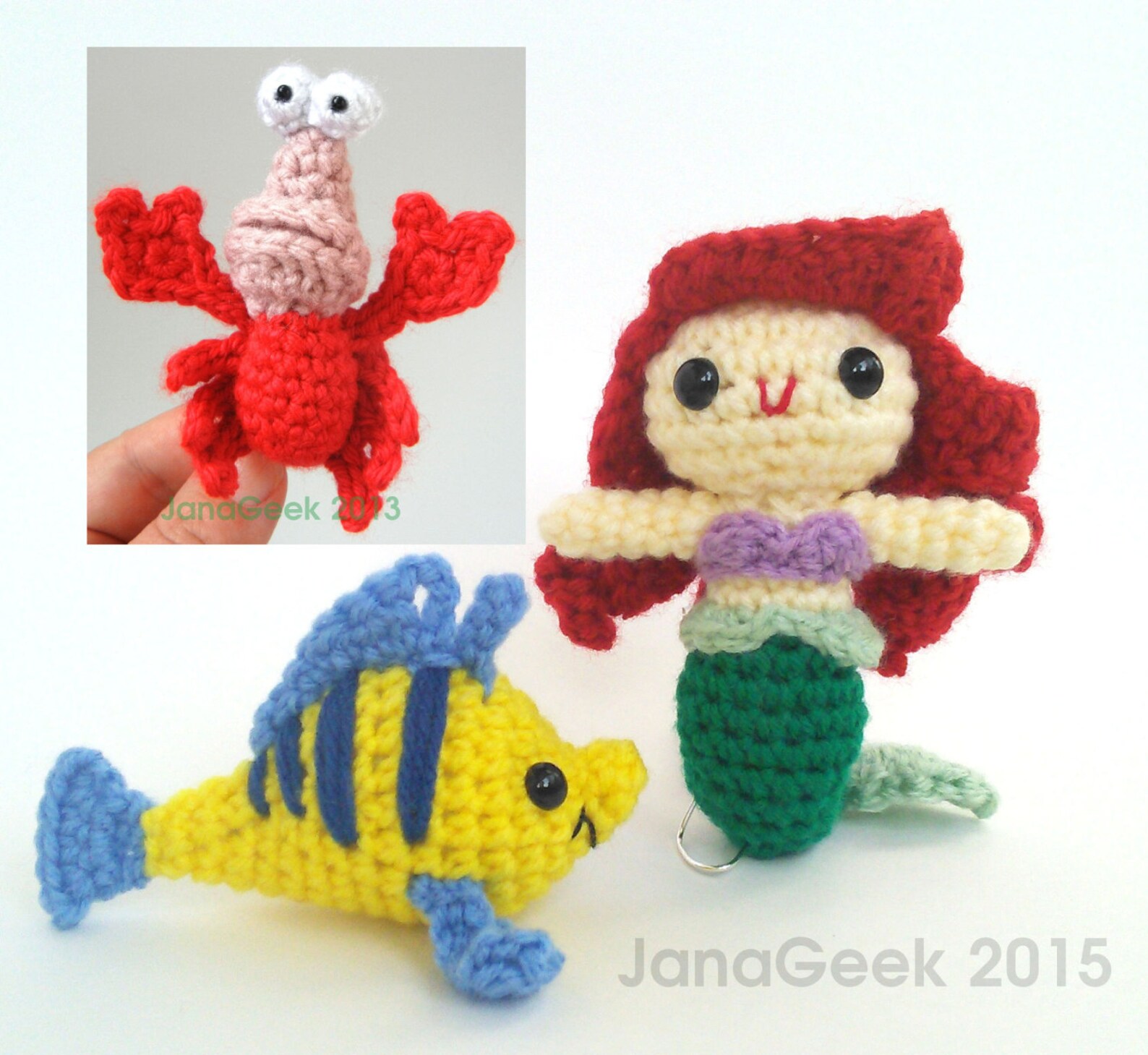 Little Mermaid Amigurumi Doll Crochet Pattern - Etsy