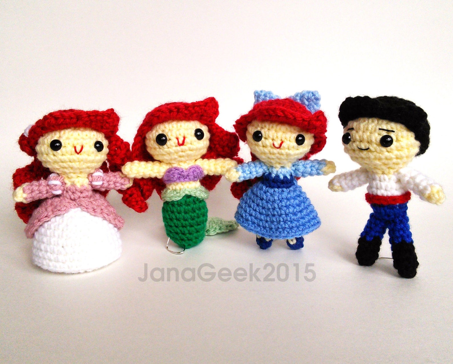 Little Mermaid Amigurumi Doll Crochet Pattern - Etsy