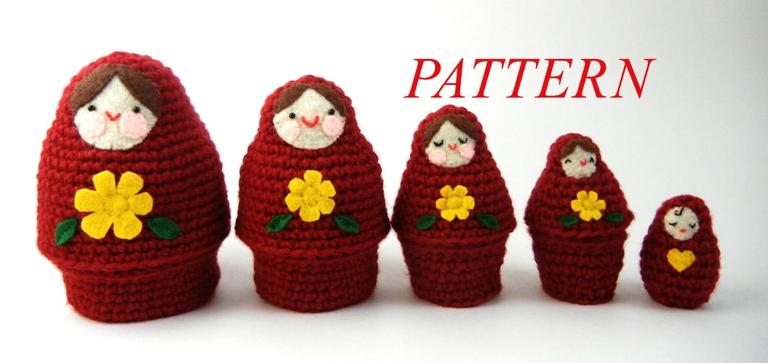 Russian Nesting Dolls Crochet Pattern - Etsy