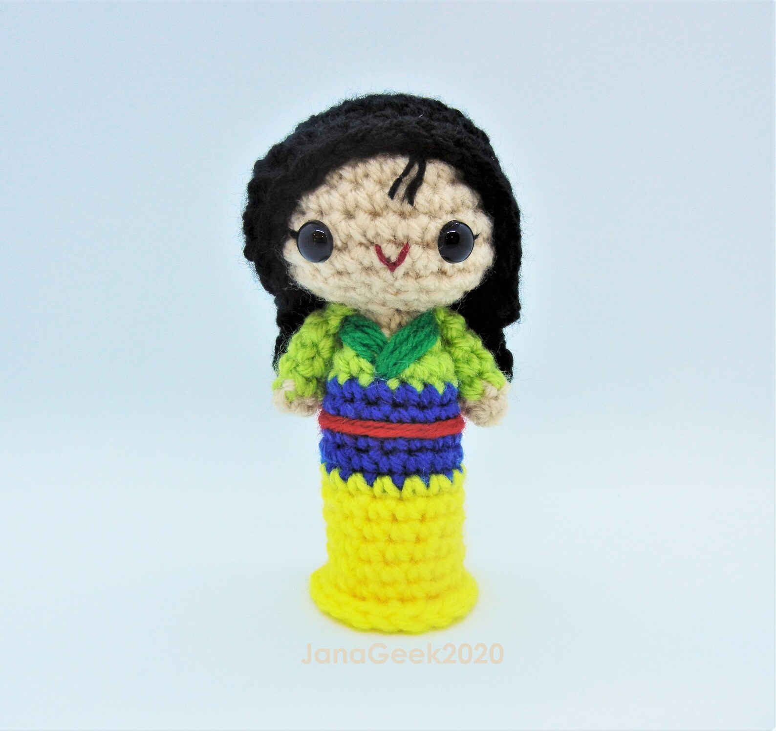 Mulan Amigurumi Doll Crochet Pattern - Etsy