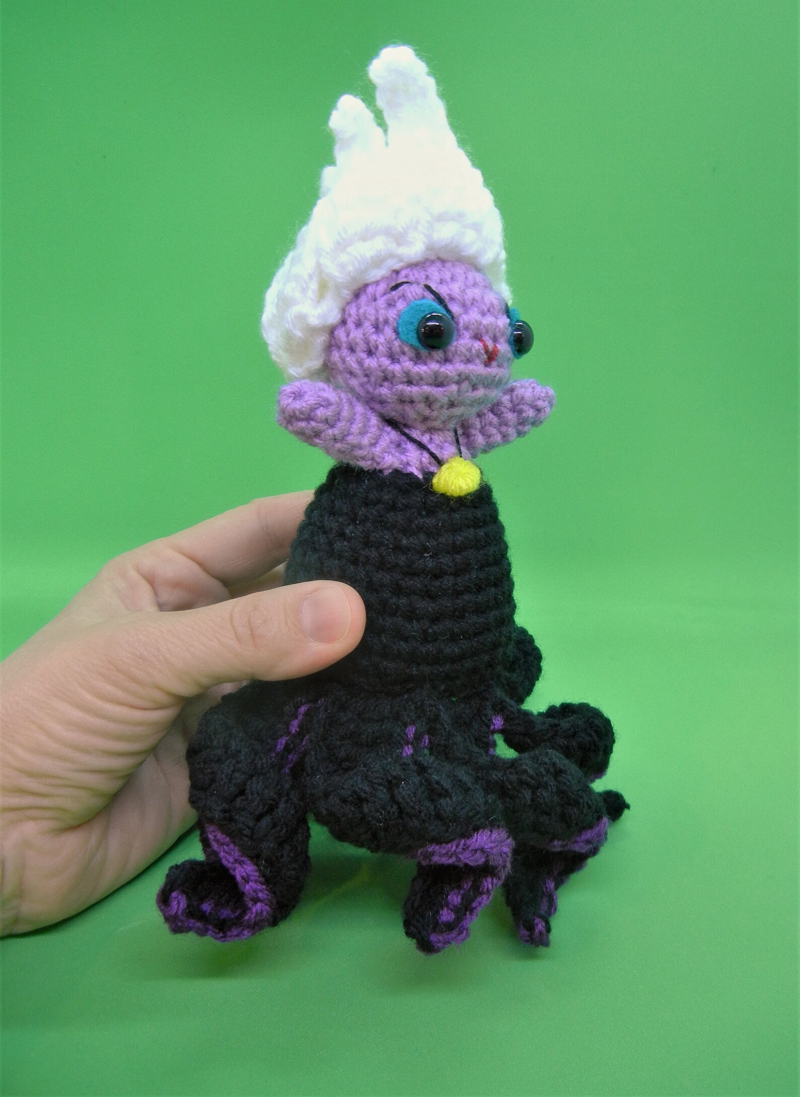 Little Mermaid Sea Witch With Eels Amigurumi Doll Crochet Pattern - Etsy