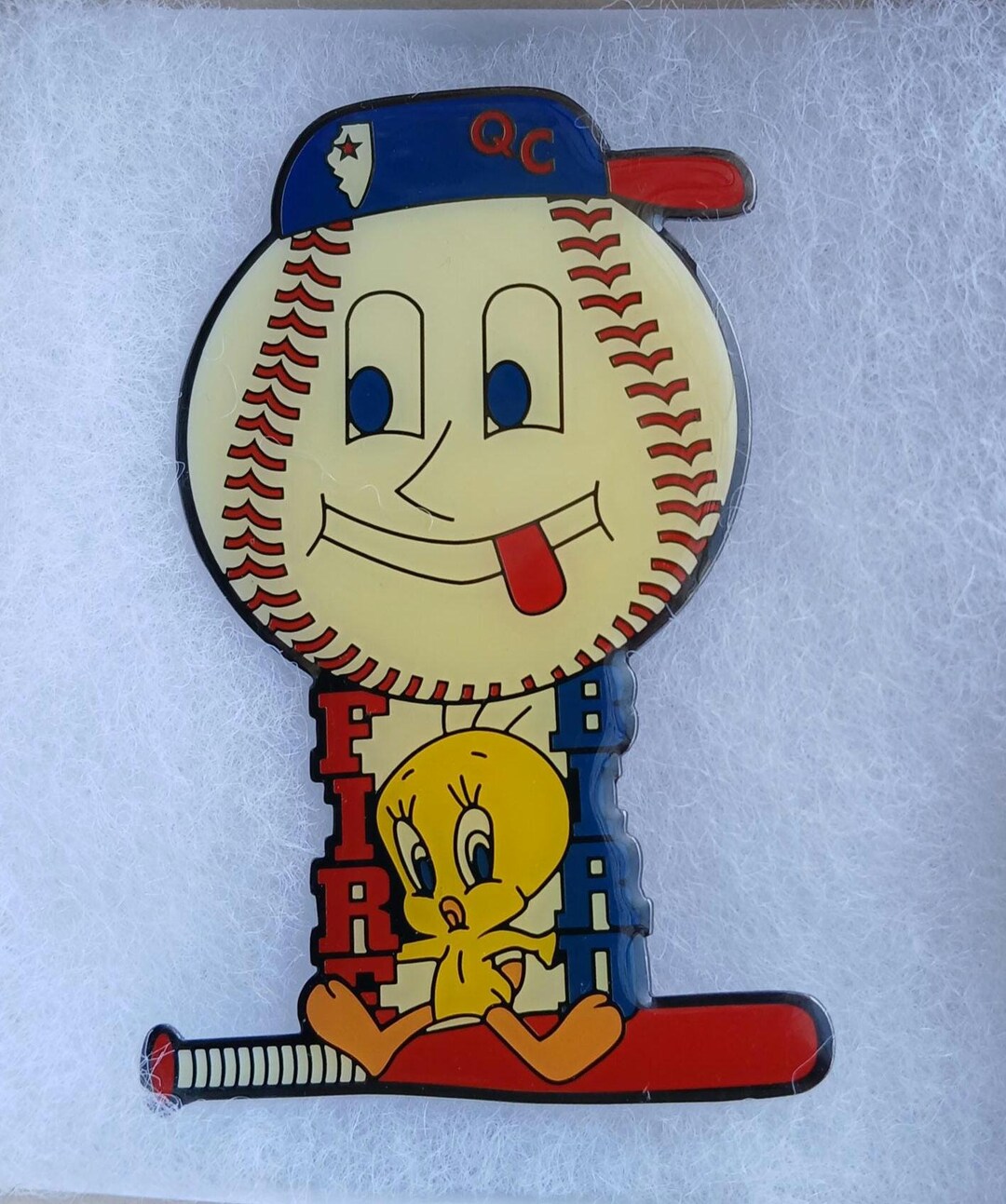QC Firebird Tweety Bird Baseball Pin - Etsy