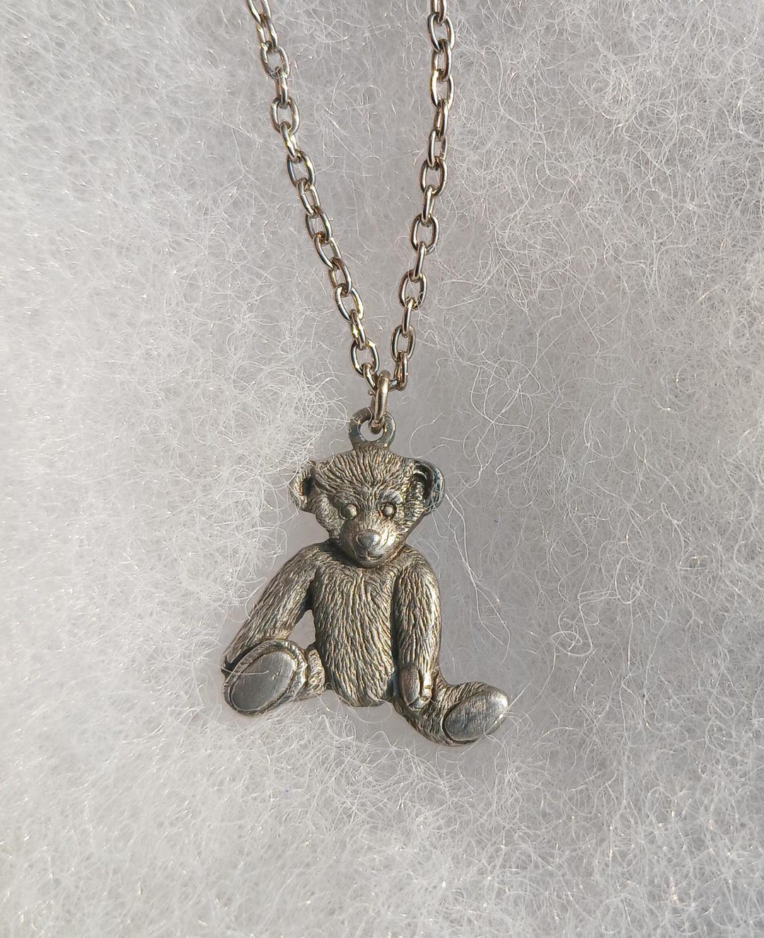 Vintage Collectible UPS Silver Bear Necklace - Etsy