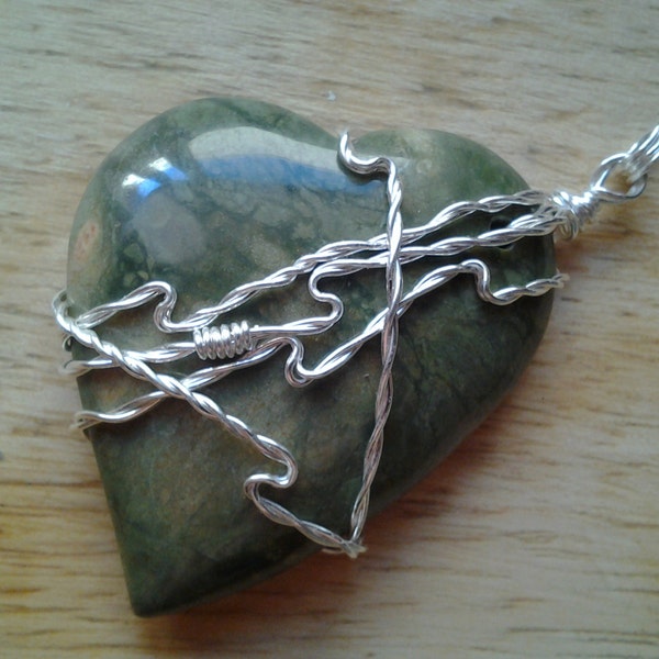 Wire Wrapped Heart - Etsy