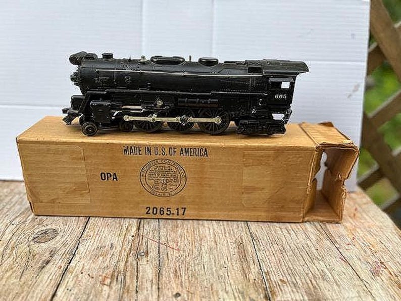 LIONEL 665 Locomotivelionel Postwar 665 Hudson 4-6-4 - Etsy