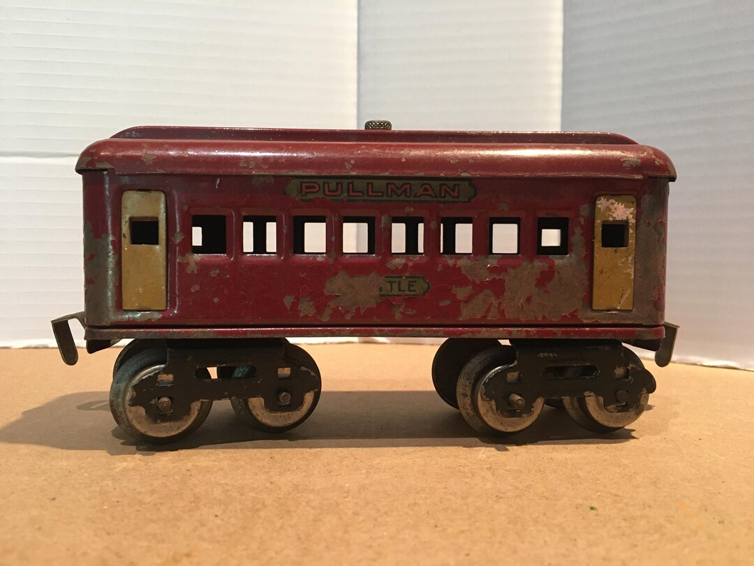 Vintage Lionel O Gauge Prewar Tinplate Maroon 603 Pullman Passenger Car ...