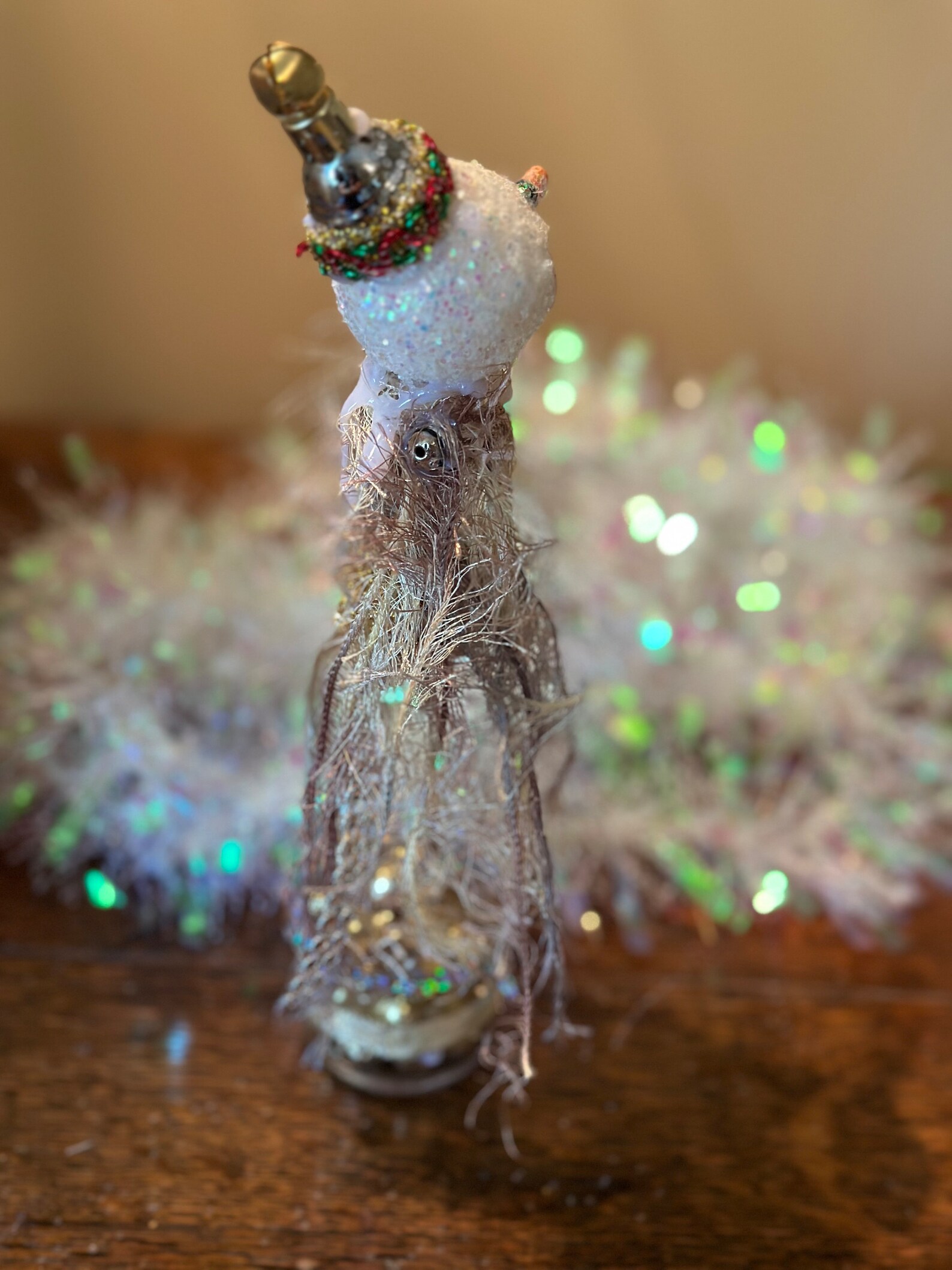 Glass Snowmen, Glass Snowman, Glass Bottle Snowman, Christmas Decore - Etsy