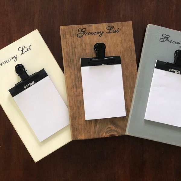 Grocery List Board - Etsy