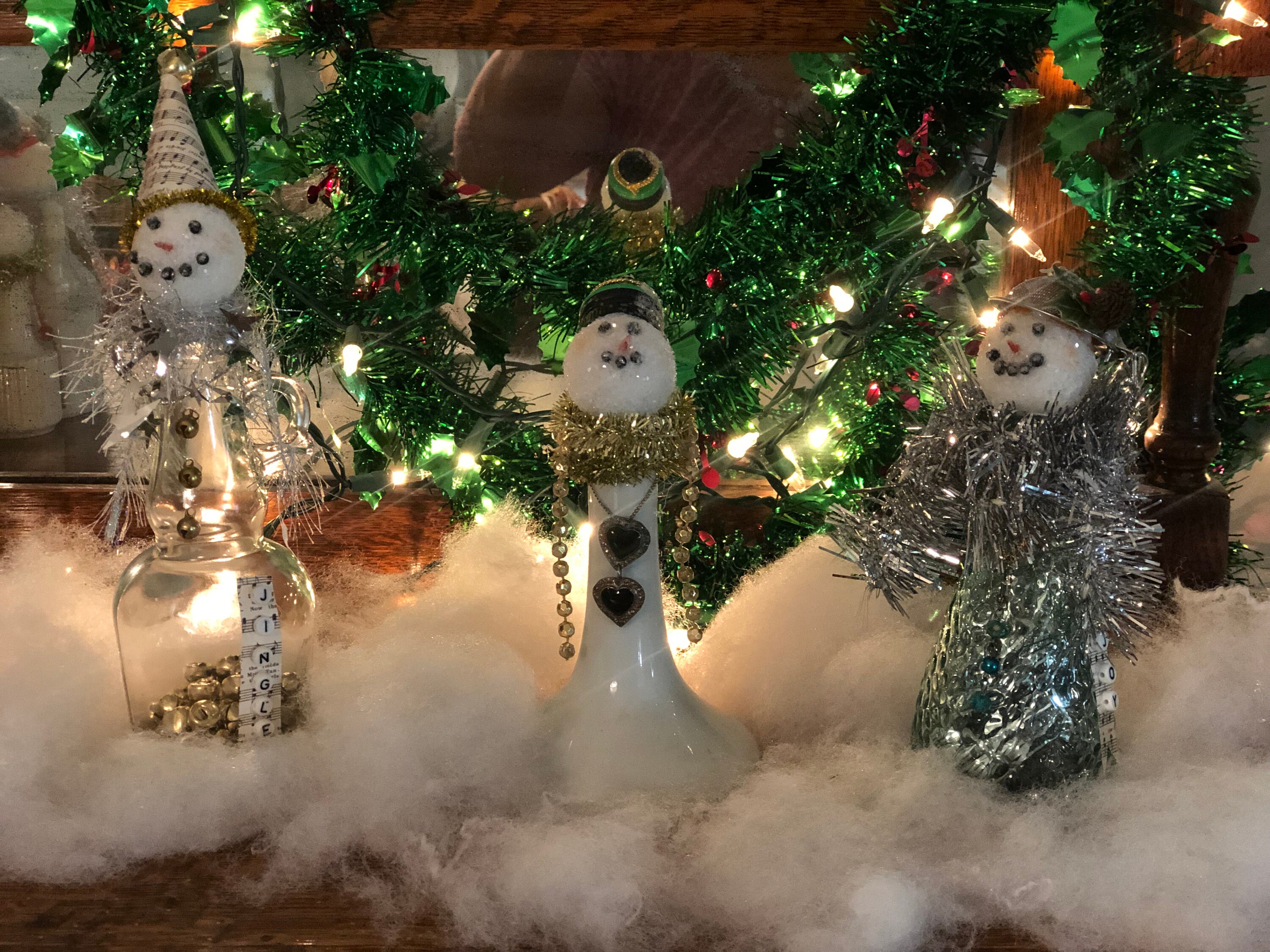 Glass Snowman, Snow People, Christmas Decor - Etsy