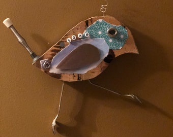 Funky Bird Art - Etsy