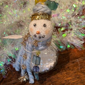 Glass Snowmen, Glass Snowman, Glass Bottle Snowman, Christmas Decore - Etsy