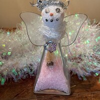 Glass Snowmen, Glass Snowman, Glass Bottle Snowman, Christmas Decore - Etsy