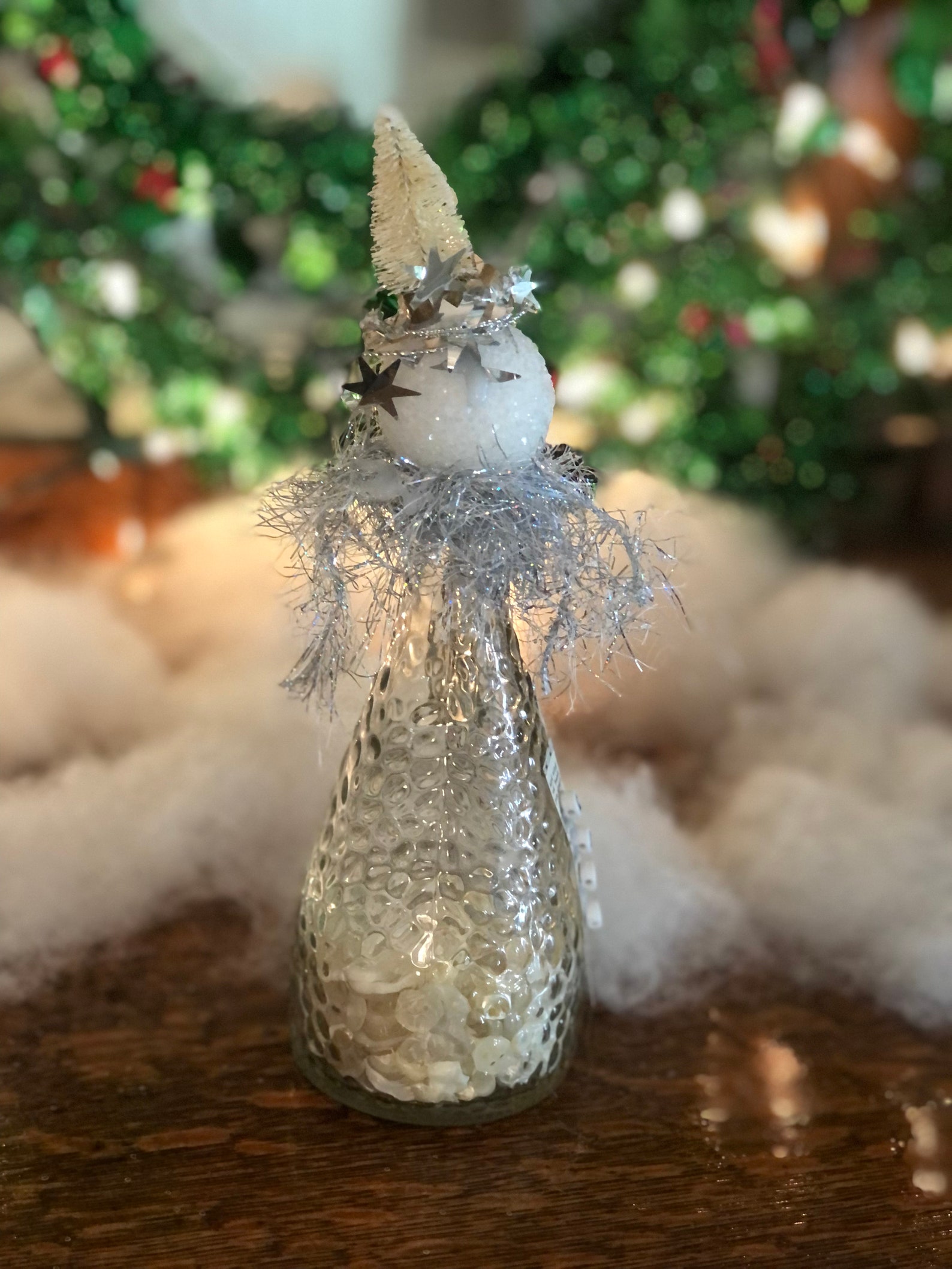 Glass Snowman, Snow People, Christmas Decor - Etsy