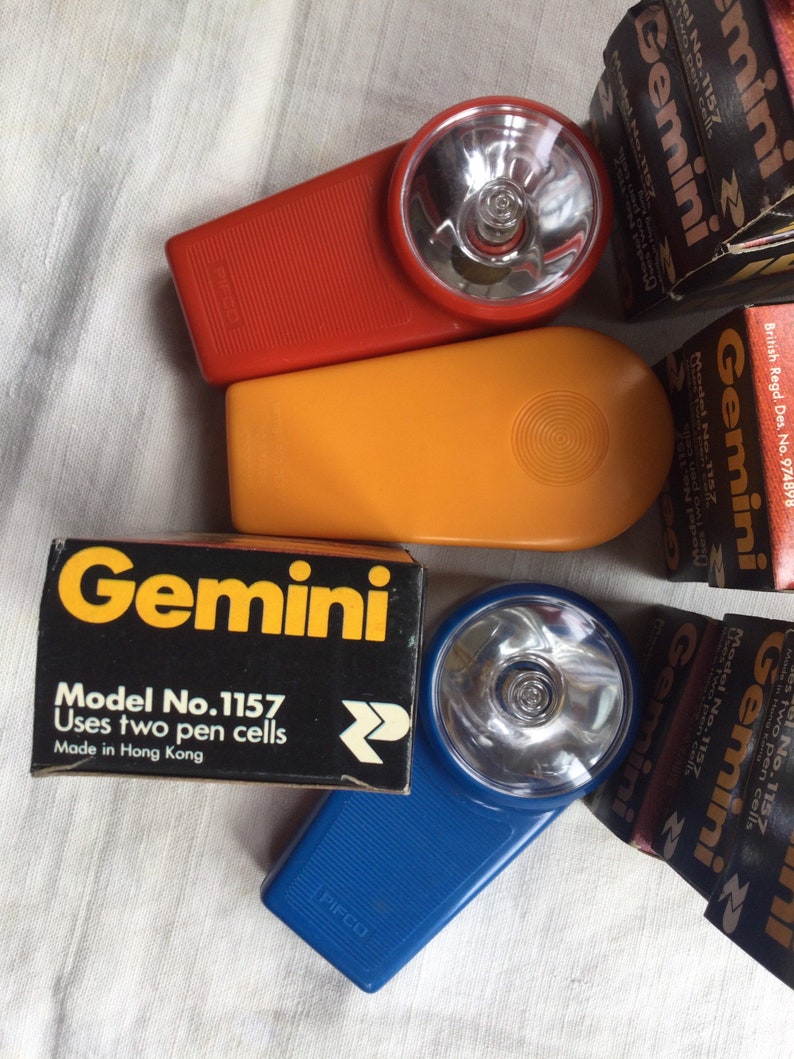 1970s Gemini Pocket Torch in Box - Etsy